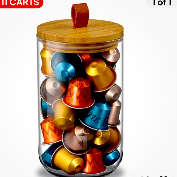 Nespresso | Kitchen | Nespresso Capsule Storage Jar | Poshmark